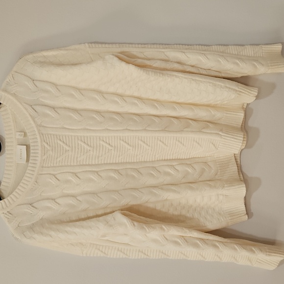 Cyrus | Sweaters | Cyrus Cream Cable Knit Sweater | Poshmark